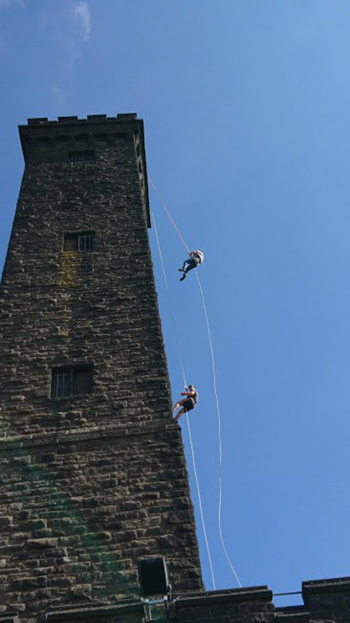 Peel Tower Abseil and Open Day, 7th July 2018 raises over £8,500 for ...
