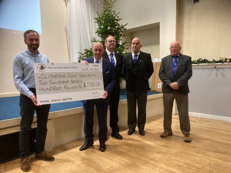 ELMC Donate to Clitheroe Town Centre | ELMC